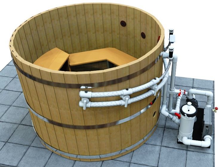 Northern Lights Cedar Tubs - Pre Assembled Hot Tub Kit